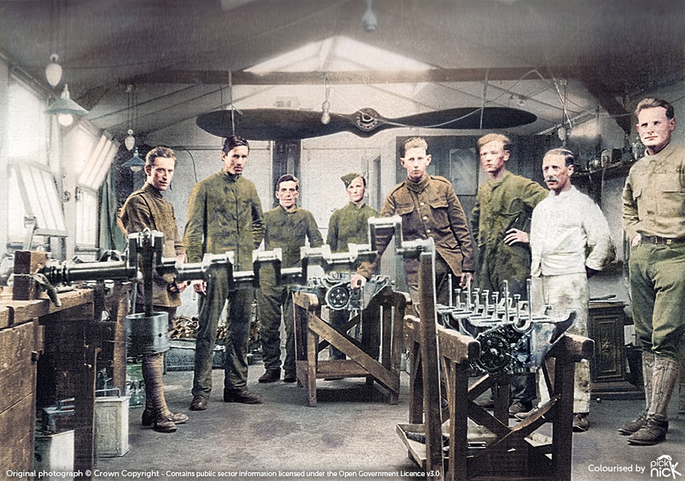 Colourised RAF Photos Brought To Life for RAF Centenary | RAF100