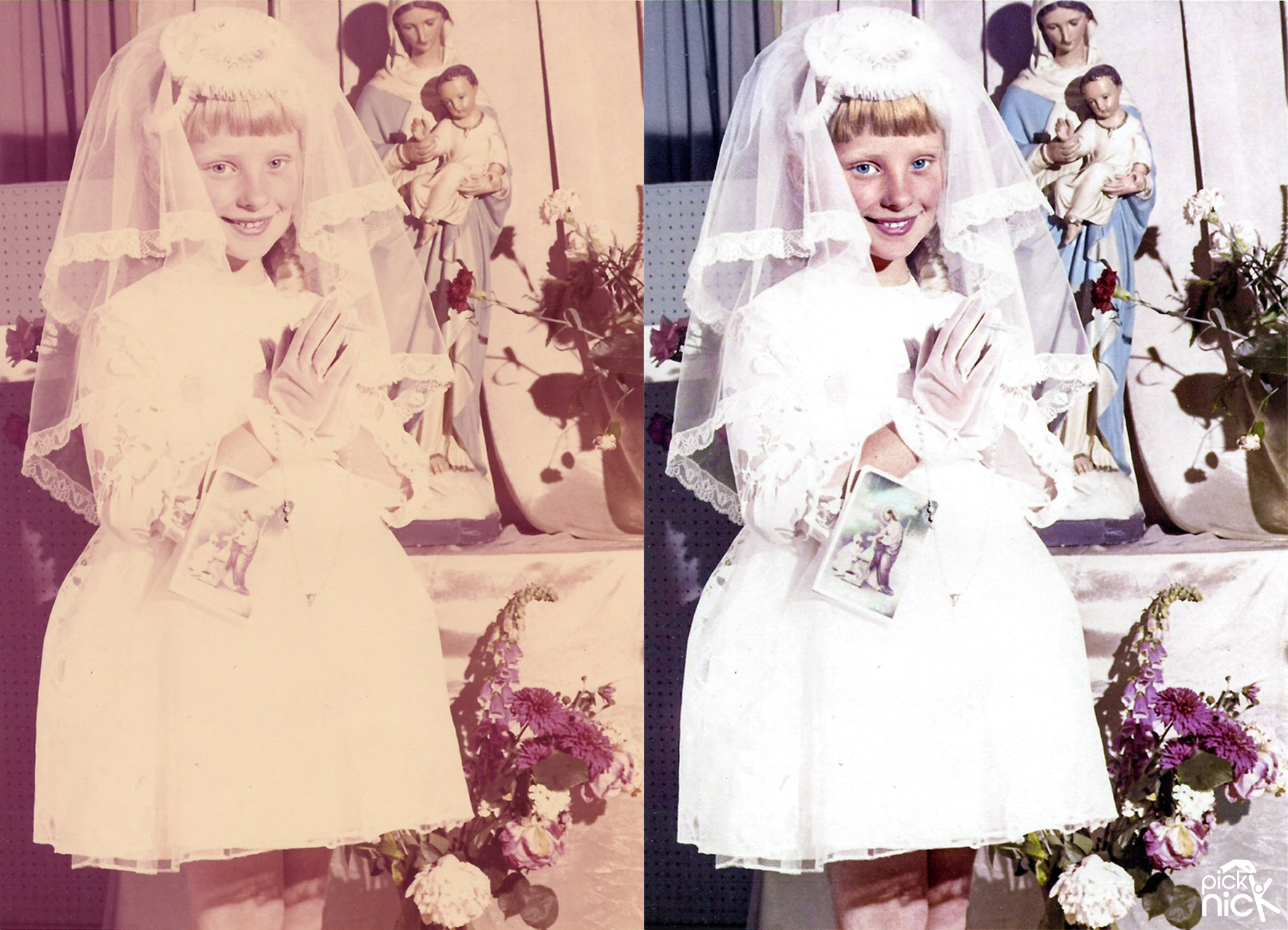 Can a sun faded photo be restored?