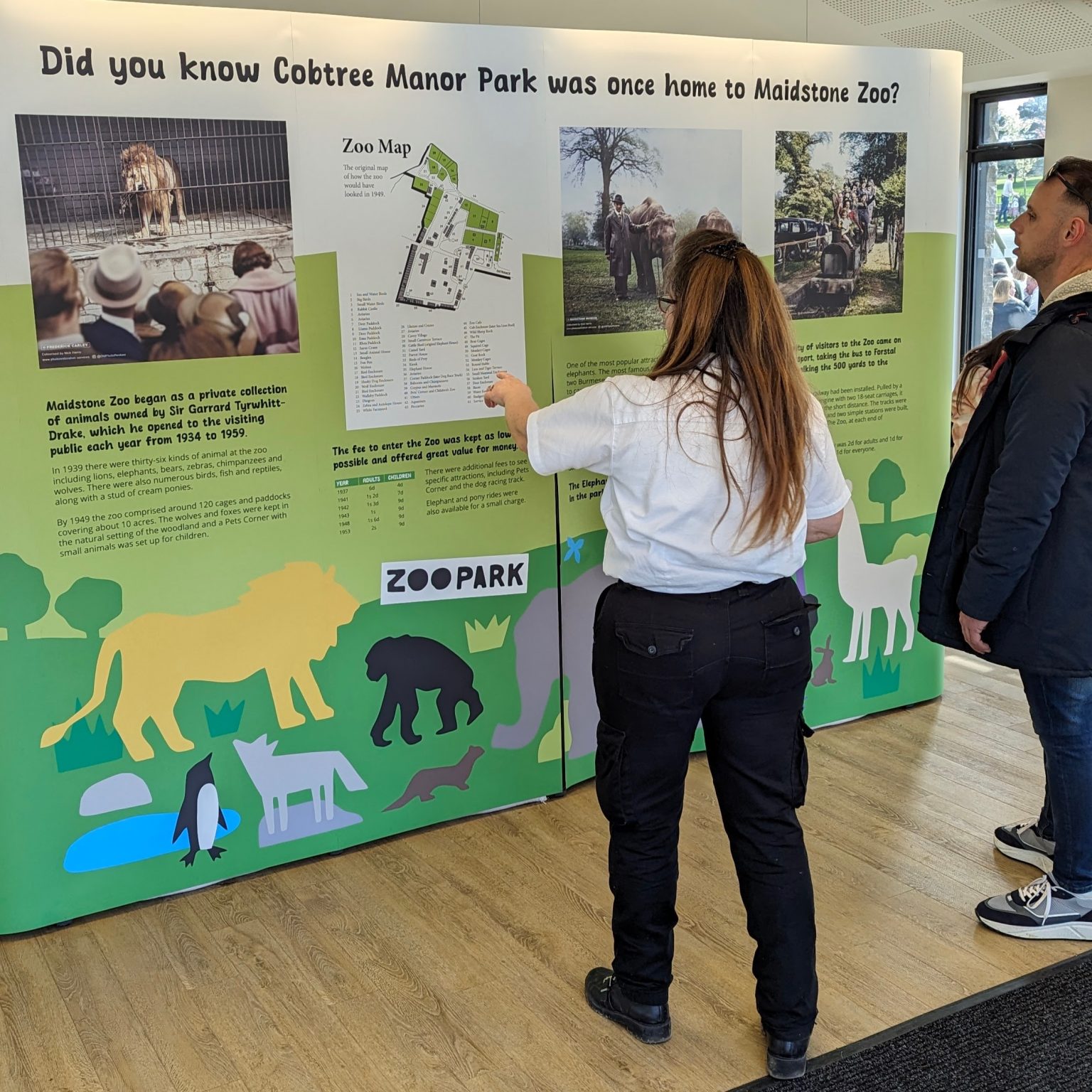 Maidstone Zoo brought to life in colour, 90 years after it opened ...
